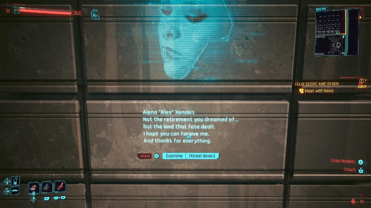 Cyberpunk 2077 Alexs grave - YouTube