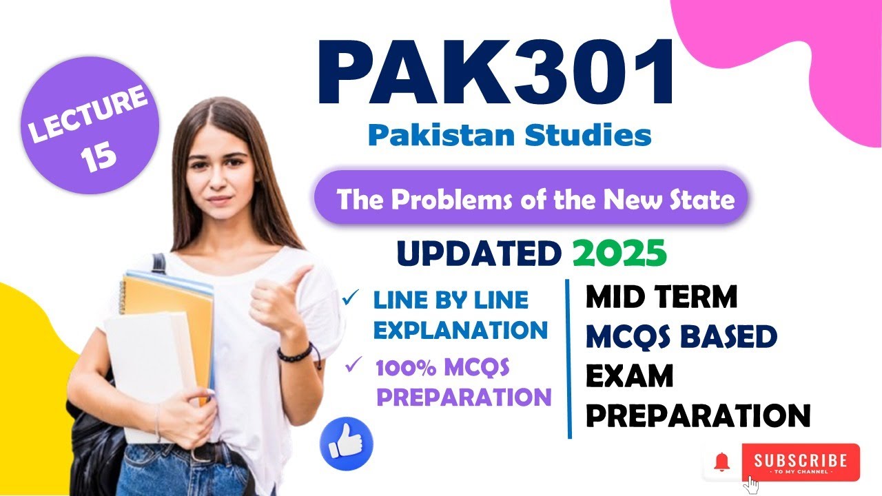 PAK301 Chapter #15 Short_Lecture | VU_Highlighted_Midterm_MCQs ...