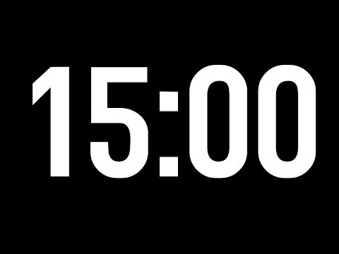 15 Min DIY Countdown Transparent Background FREE DOWNLOAD No Music ...