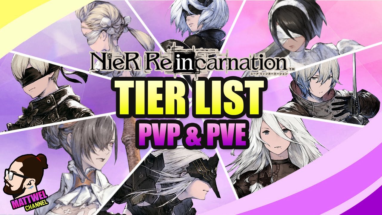 Nier Reincarnation Global - Tier List PvP y PVE - YouTube