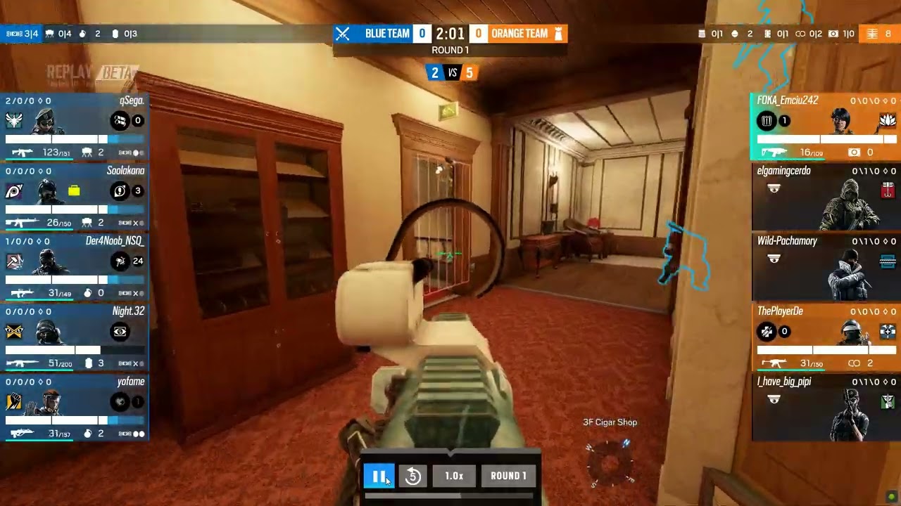 Tom Clancy's Rainbow Six Siege - Aruni's P10 Roni double headshot - YouTube