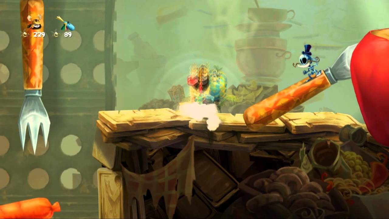 Rayman Legends - 12 - Running like a CHICKEN | Let's Play Together ...