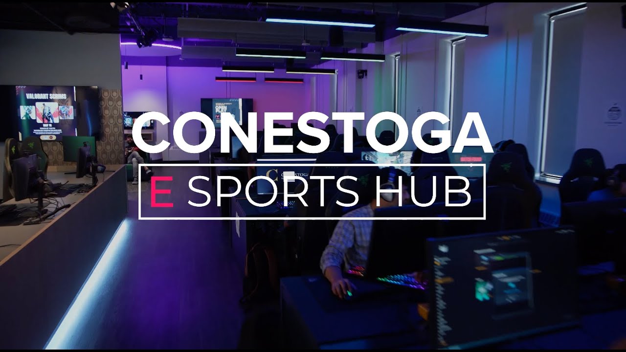 Visit the Conestoga E-Sports Lab at Waterloo Campus! - YouTube