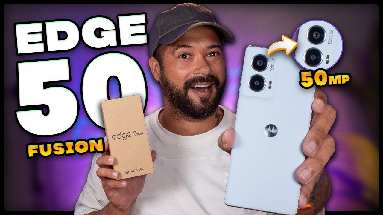 O MOTO EDGE 50 FUSION chegou com CÂMERAS INCRÍVEIS e PROTEÇÃO contra ...