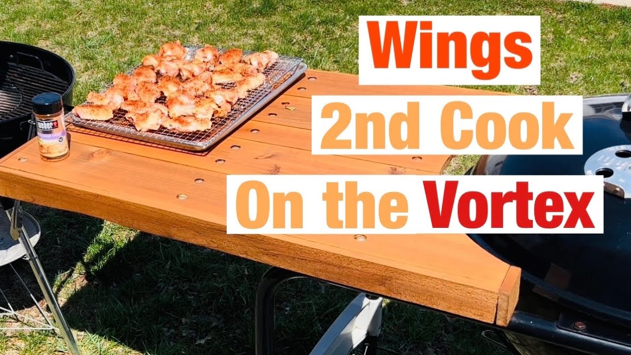 Vortex Chicken Wings Weber Kettle - YouTube