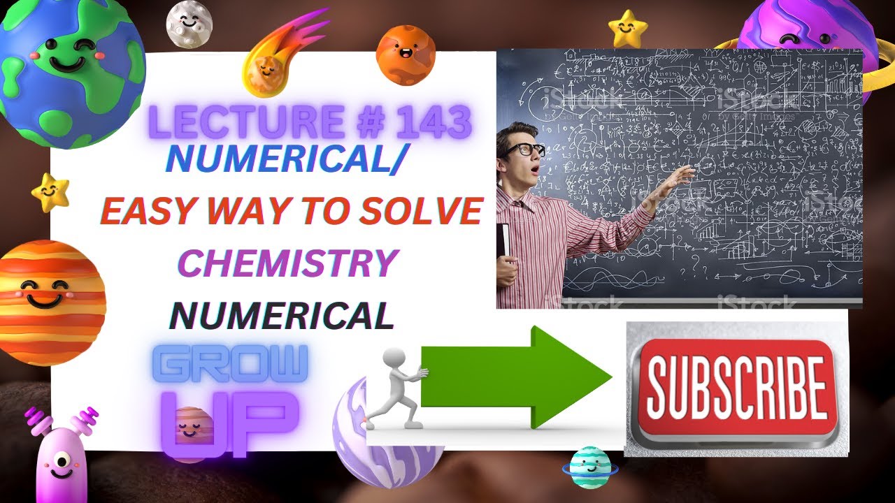 Numerical 3 To 4||Easy Way To Solve Chemistry Numerical||Lecture 143 ...