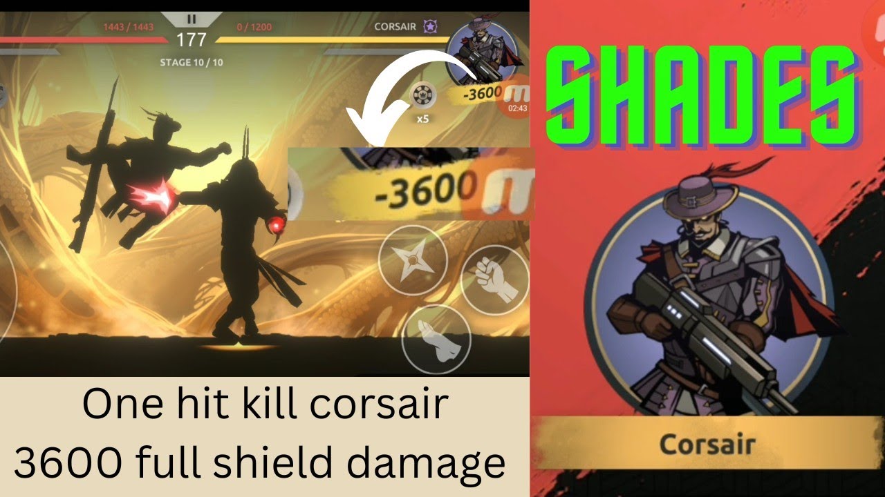 Corsair One Hit Kill - Shades New Game From Nekki ( CBT ) - YouTube