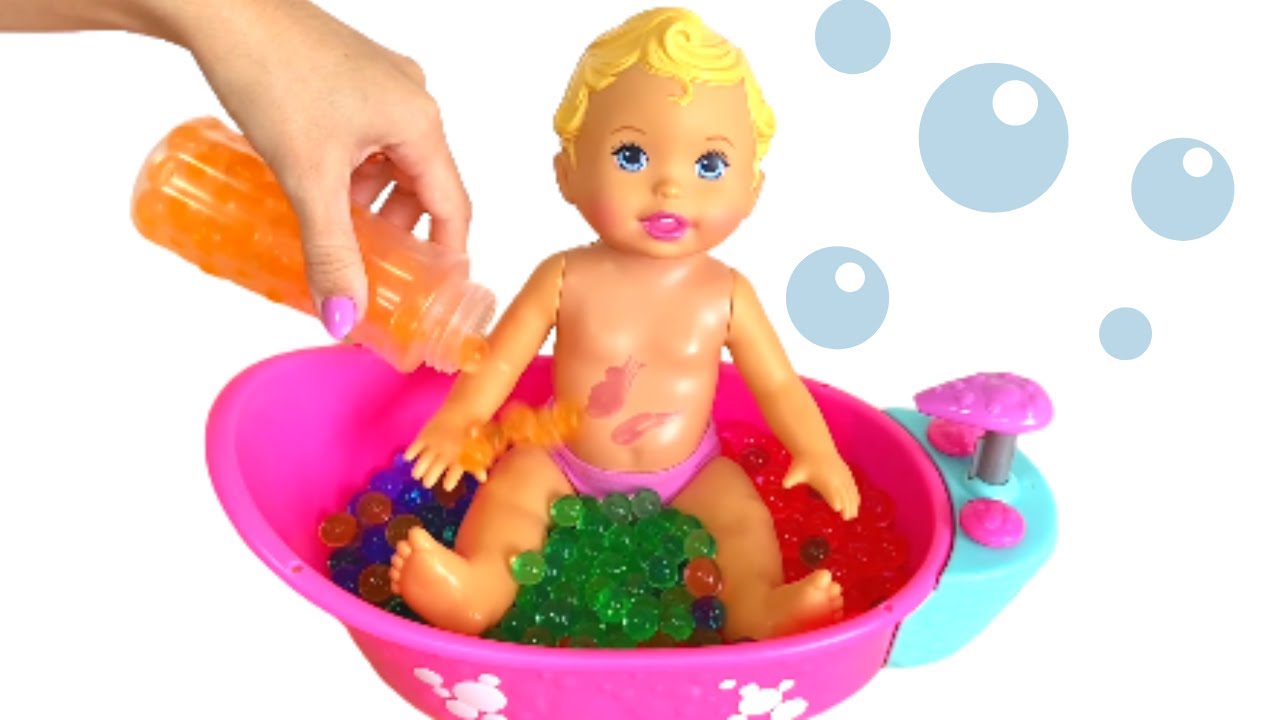 Baby Doll Born Bath Time - Fun Shower and Interactive Bath with Dolls ...