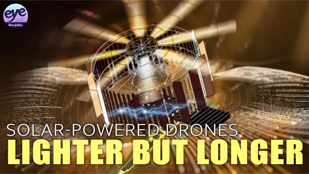 Chinese researchers develop tiny solar-powered drones for extended flight - YouTube