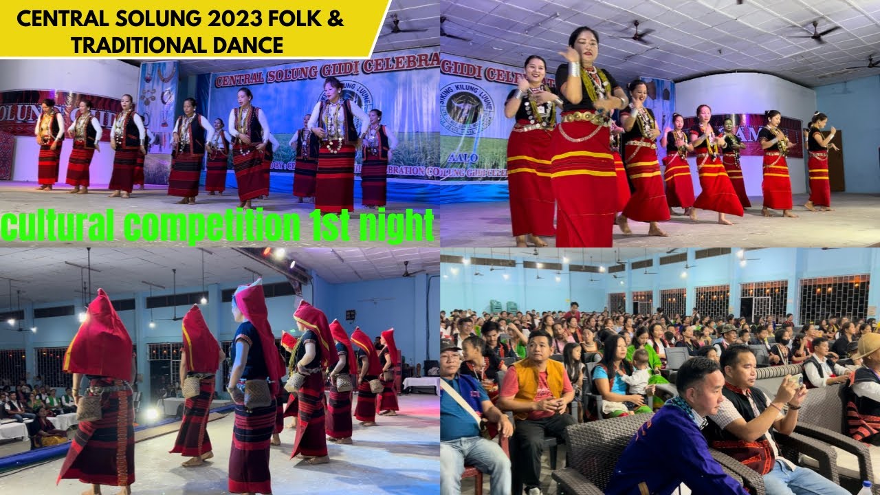Folk & Traditional Dance Competition||Central Solung 2023 Aalo - YouTube