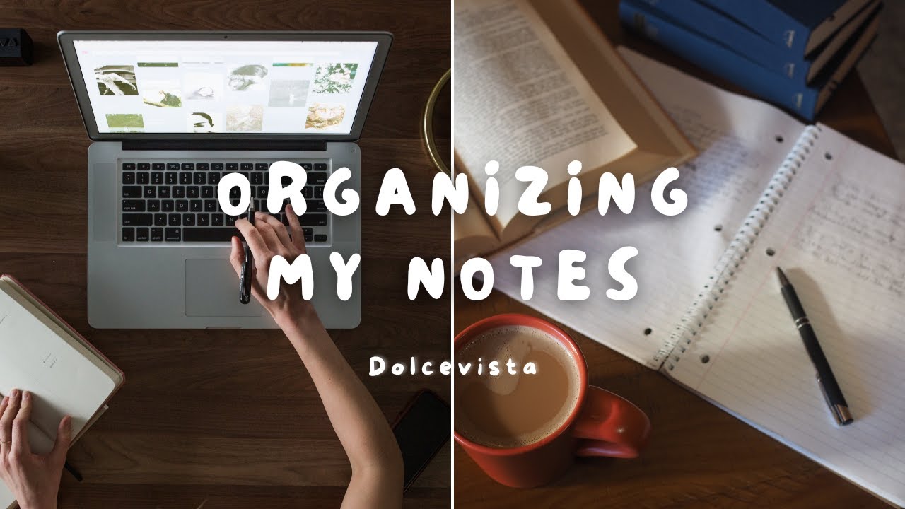 From Paper to Digital | Organizing Study Notes | being productive ...