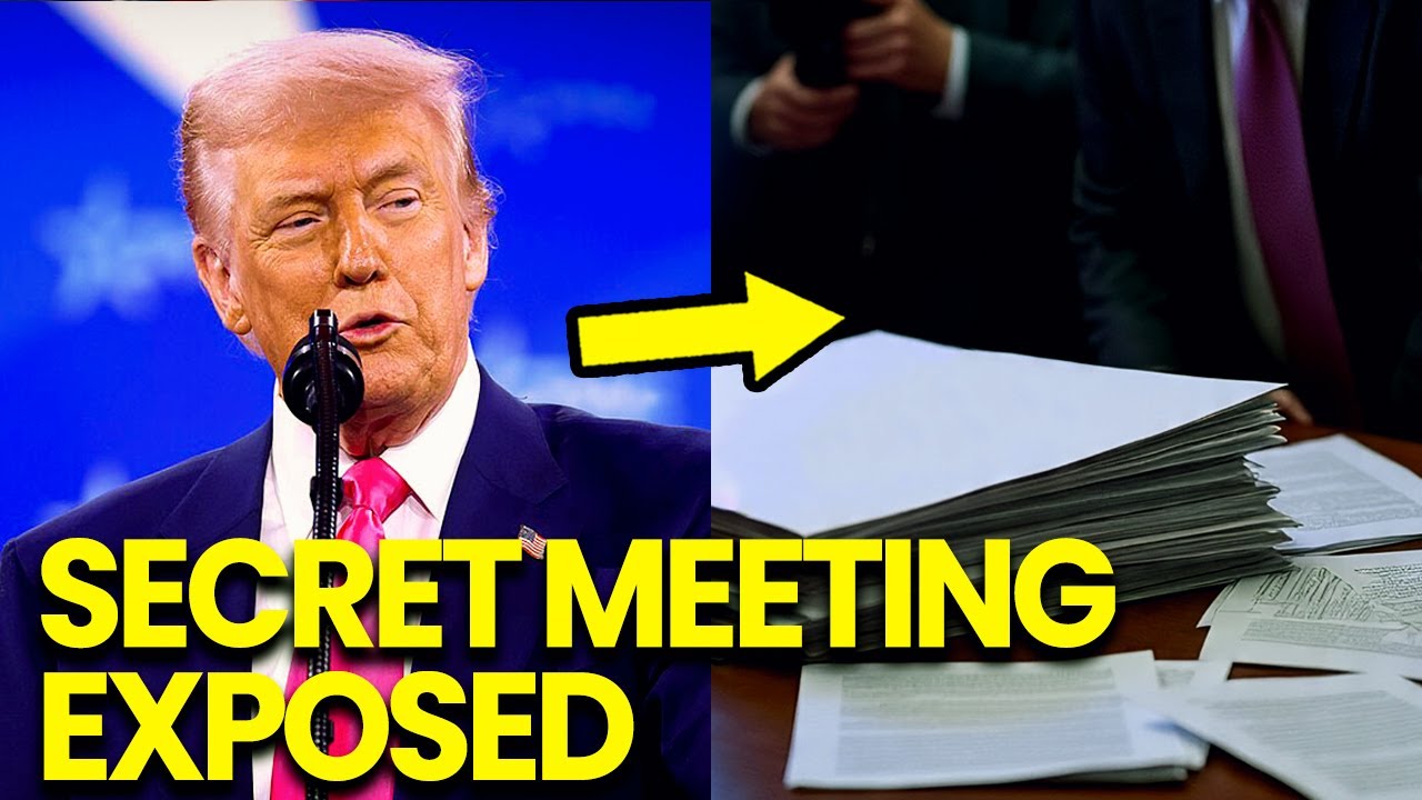 Trump CORNERED as SECRET MEETING DETAILS REVEALED - YouTube