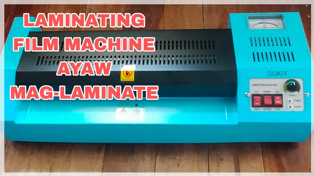 Repair : Laminating Film Machine. - YouTube