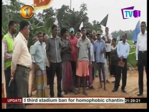 News 1st : Protests over construction of Colombo-Kandy Highway’s ...