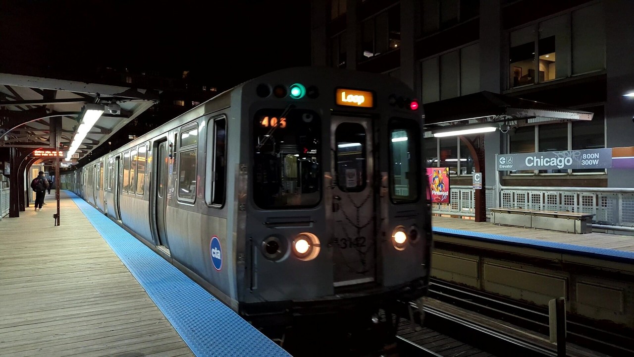 CTA "L" Train System : Loop Bound Mixed 2600/3200 Series Brown Line ...
