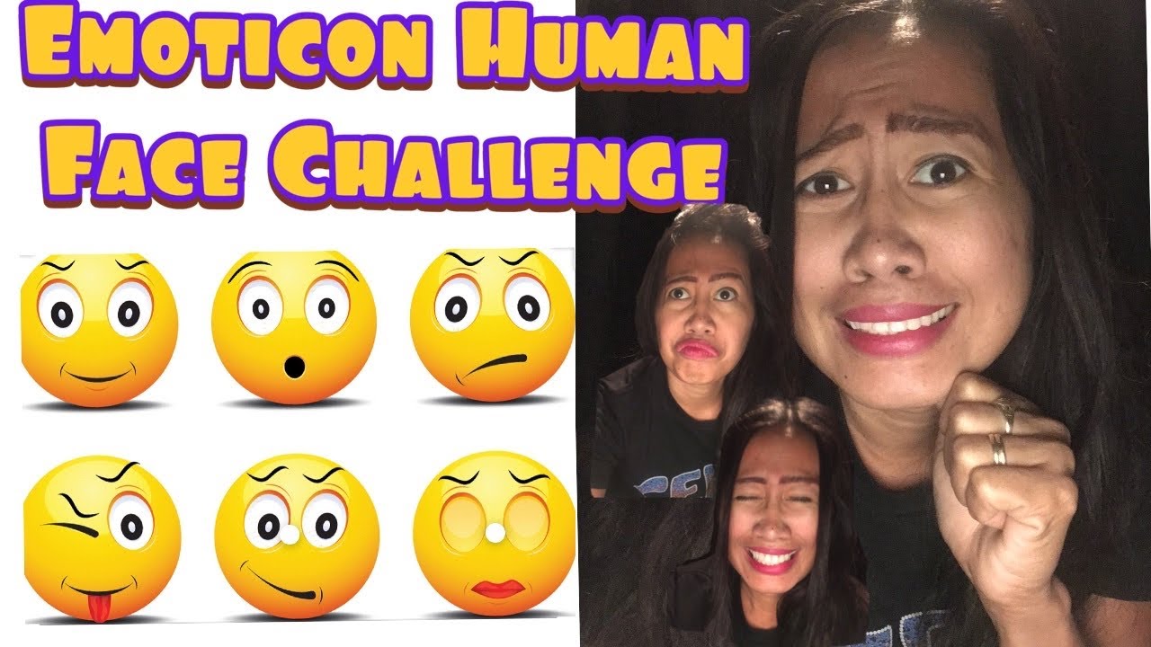 EMOTICON FACE CHALLENGE - YouTube