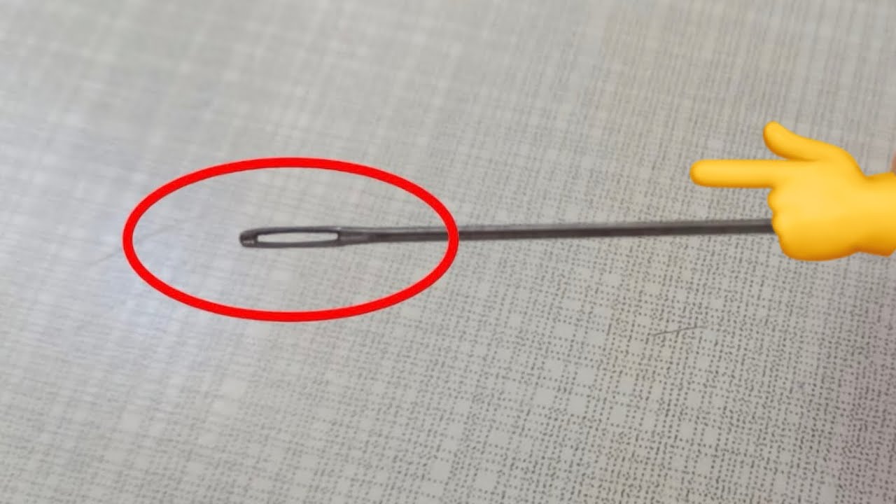 How to thread a needle with a drop of water - YouTube