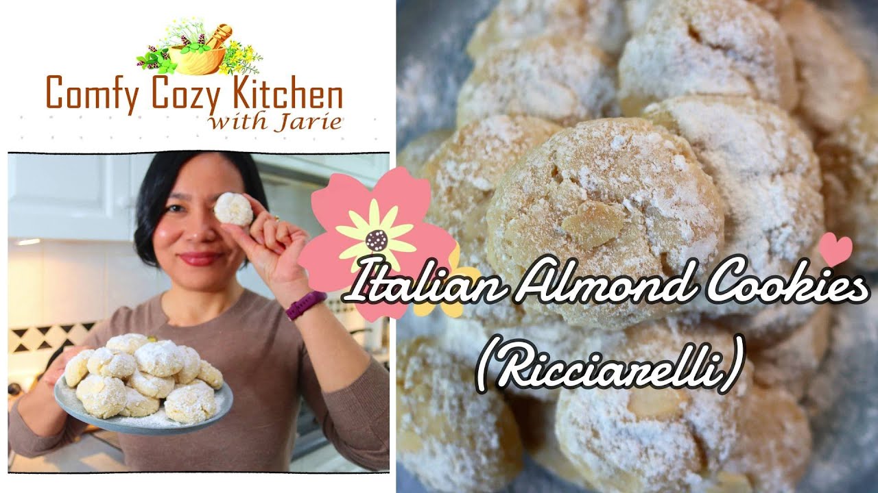 EP 39 ITALIAN ALMOND COOKIES (RICCIARELLI)/GLUTEN FREE/EASY RECIPE ...
