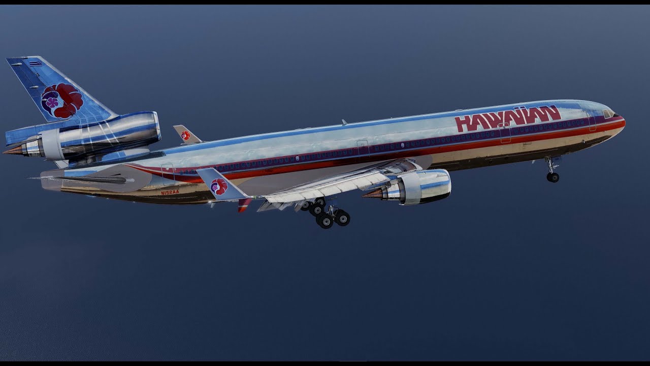Rotate MD-11 Hawaiian Getting Screenshot For X-Plane Menu Download ...