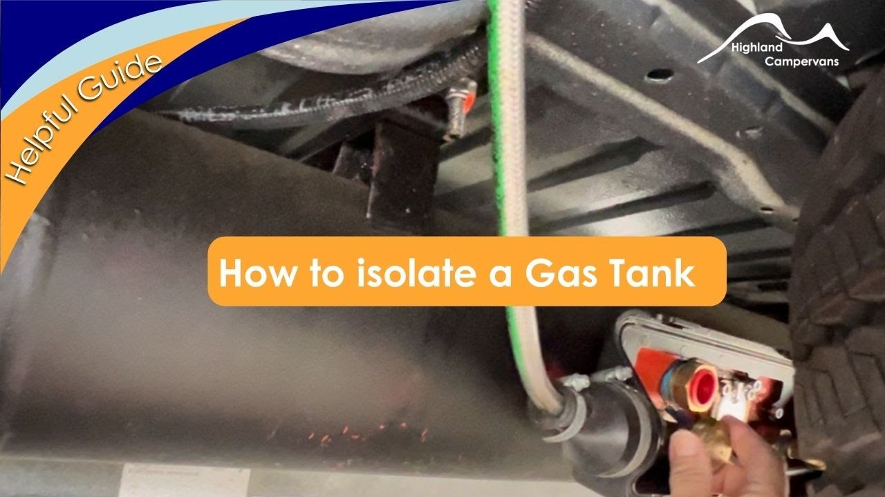 How to isolate a gas tank - YouTube