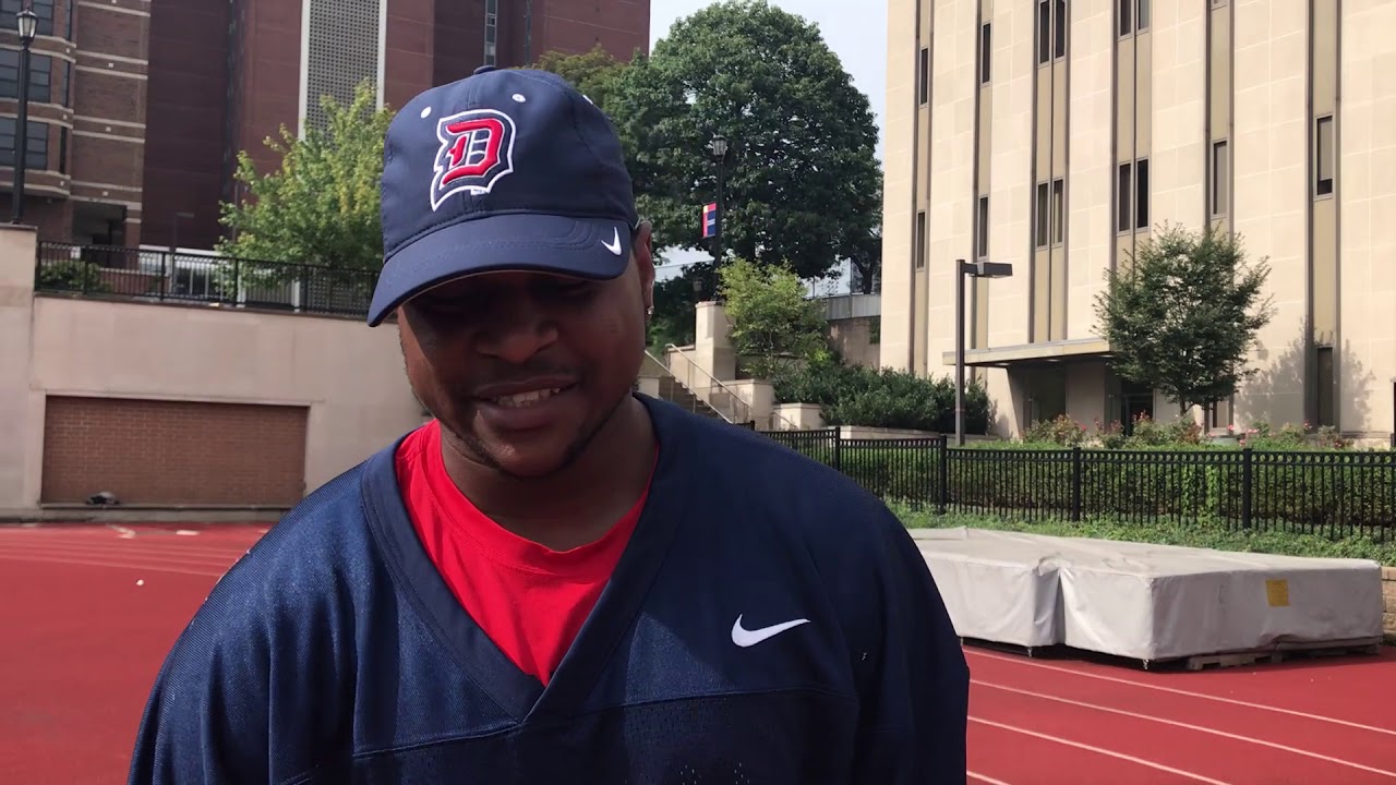 Duq RB A.J. Hines 8/16/18 - YouTube