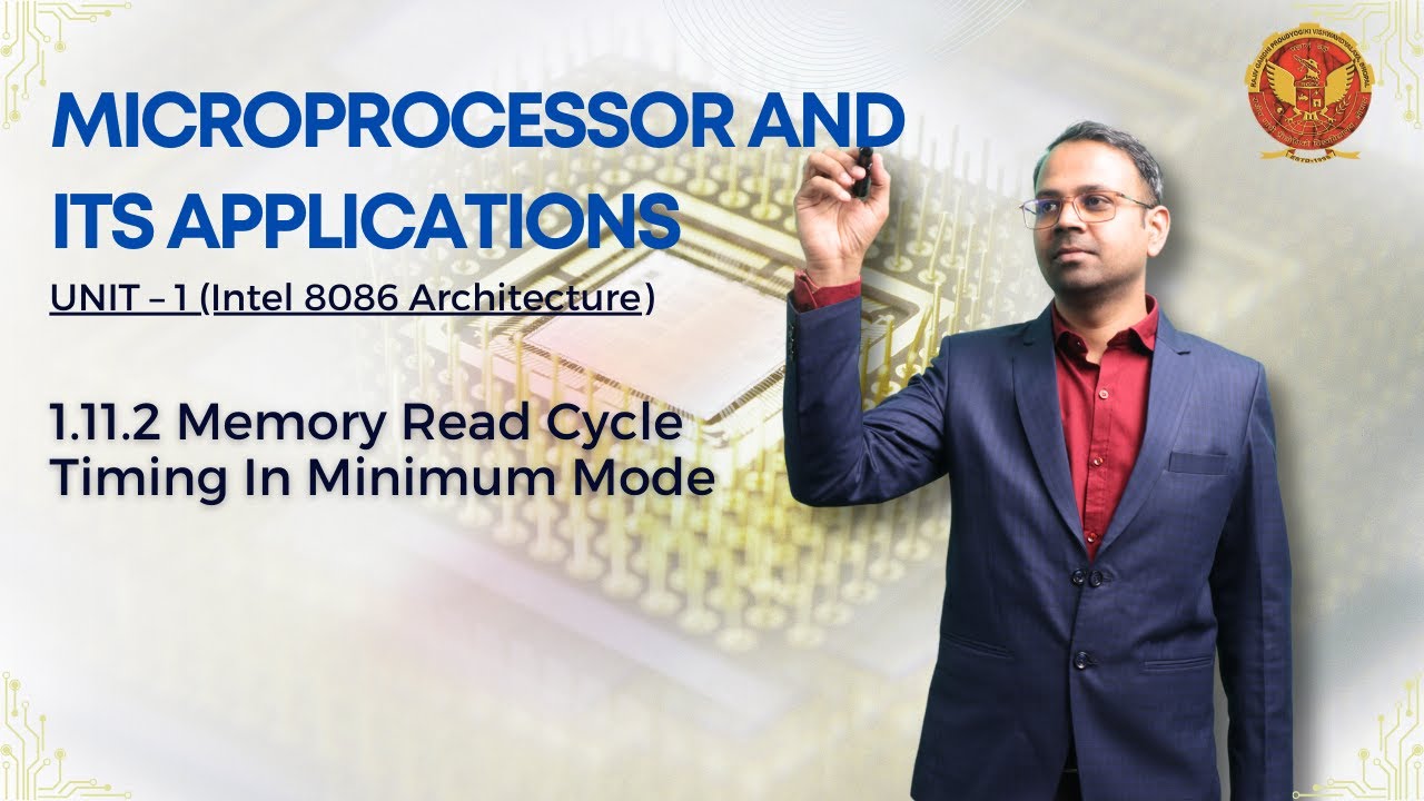 1.11.2 Memory read cycle timing in Minimum Mode | EC501 | - YouTube