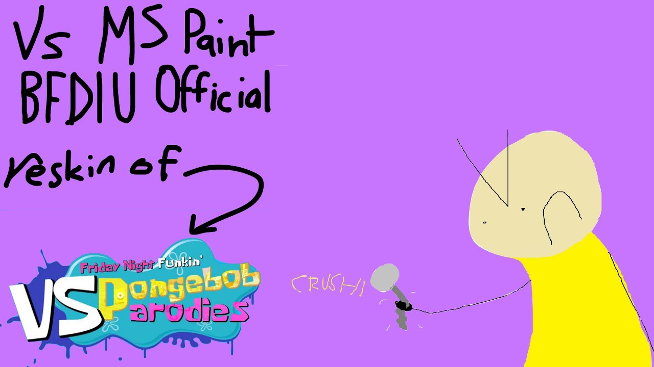 [APRIL FOOLS 2023 Special] FNF Reskin: MS Paint BFDIU Official - YouTube