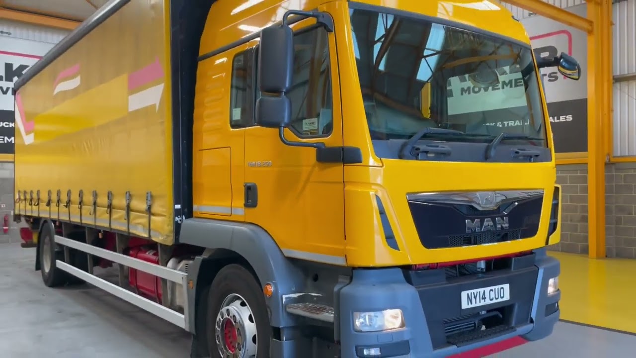New In Stocklist For Sale: MAN TGM 18.250 *EURO 6* 4X2 CURTAINSIDER ...