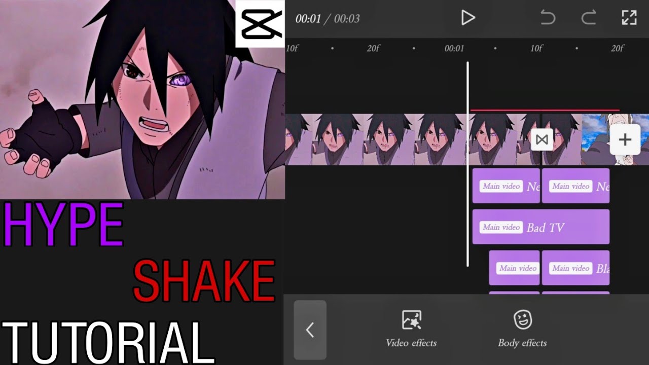hype shake like after effects tutorial - capcut tutorial - YouTube