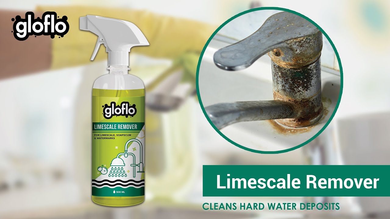 GloFlo | Limescale Remover | Cleans Hard Water Deposite - YouTube