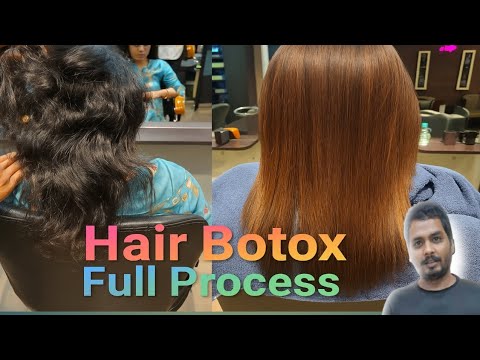 Hair Botox Treatment Full Process 2025 💆‍♀️ | Step-by-Step Smooth ...