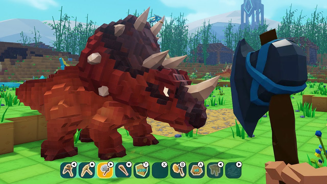 este JUEGO parece MINECRAFT y ARK - YouTube