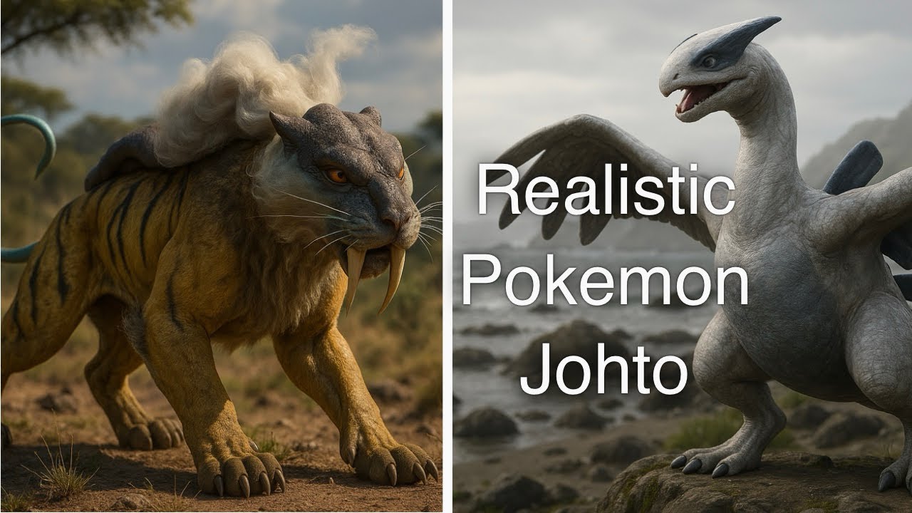 I Created the second REALISTIC POKEMON Generation with AI- Johto Region ...
