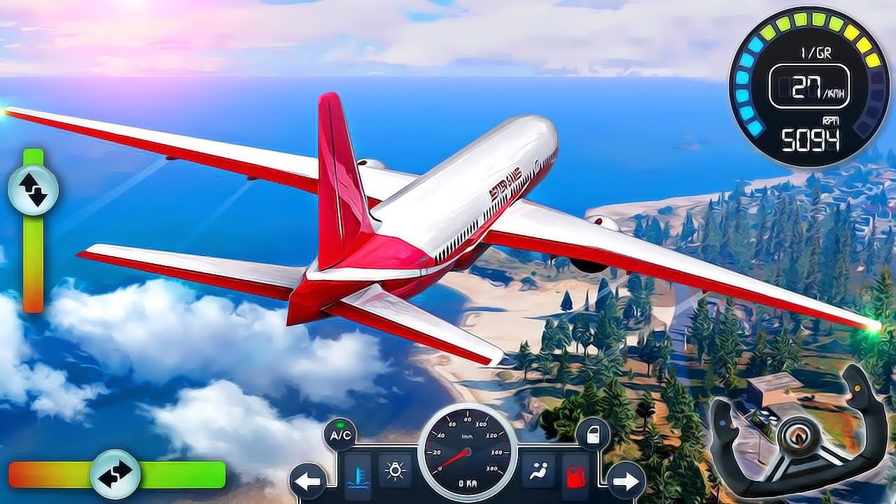 Airplane Flight Simulator - Air Planes Pilot 3D Game - Android Gameplay ...