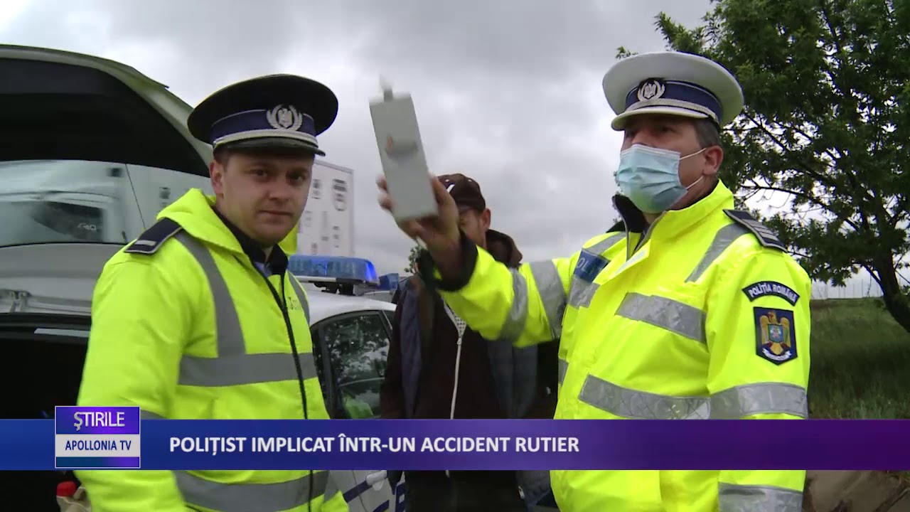 Politist implicat intr-un accident rutier - YouTube