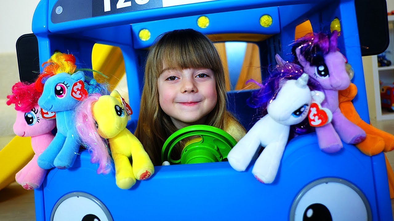 My little pony Slide with Tayo - YouTube