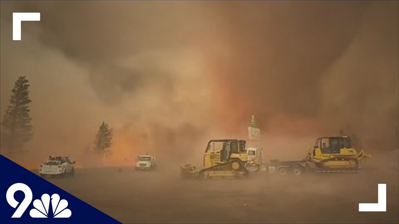 RAW: Fire whirl caught on camera - YouTube