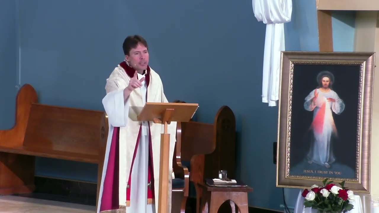 Divine Mercy Image Explained - Fr. Mark Goring, CC - YouTube