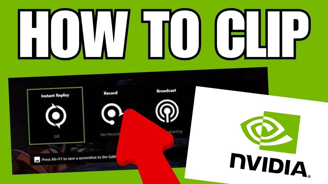 How To Clip With NVIDIA Overlay in Windows (Shadowplay) - YouTube