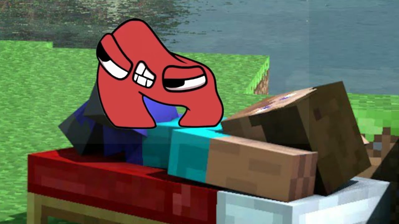 Alphabet lore in minecraft... - YouTube