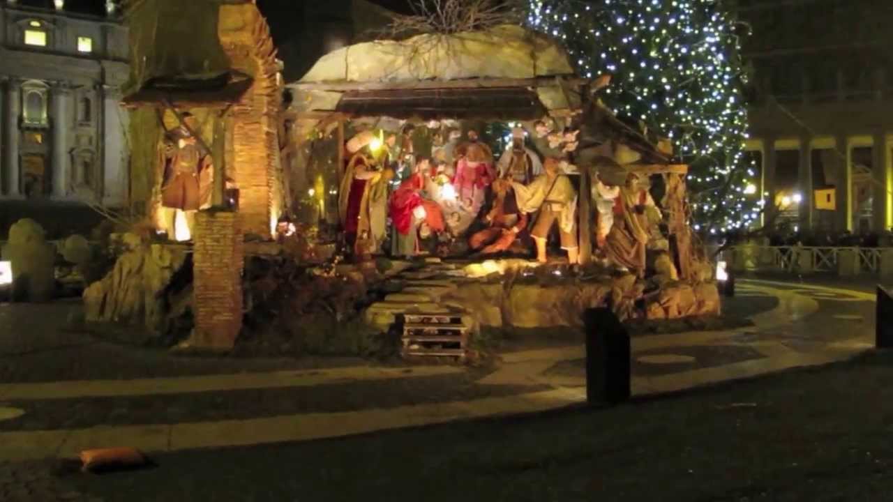 Il Presepe a San Pietro - Roma - YouTube