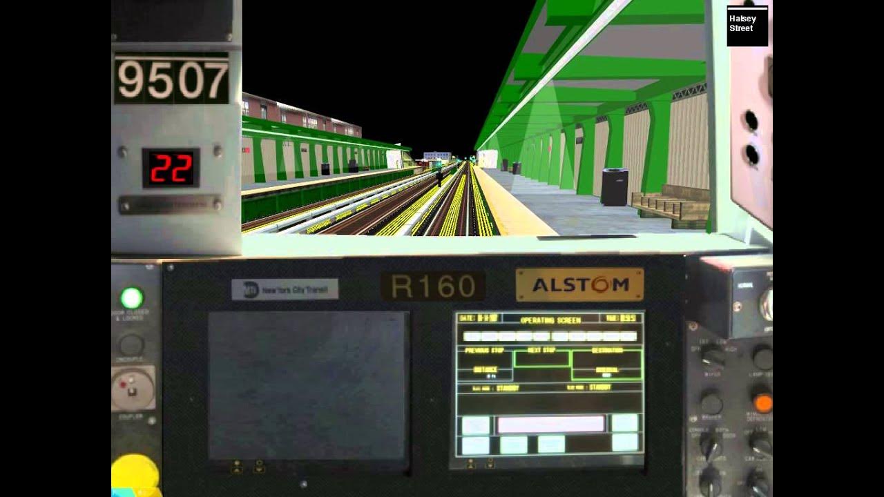 OpenBVE - Z Train To Broad Street Via Nassau EXP - YouTube