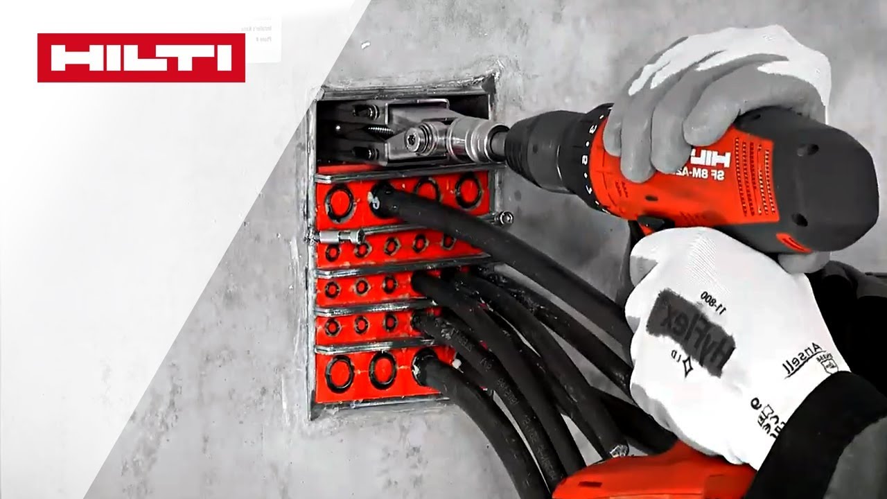 DEMO Hilti CFS-T und CFS-T SS Kabelrahmenschott System - Korrekte ...