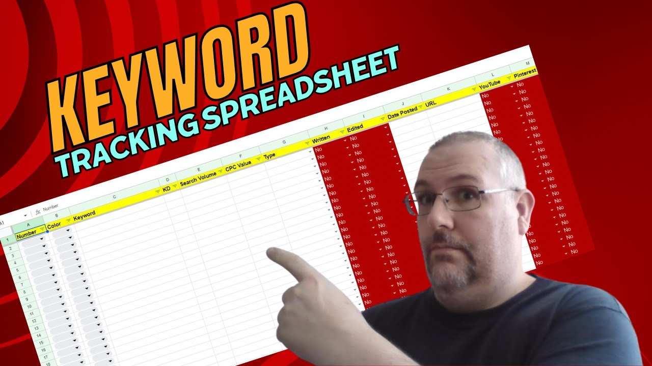 Keyword Tracking Spreadsheet, The best way to keep track of you ...