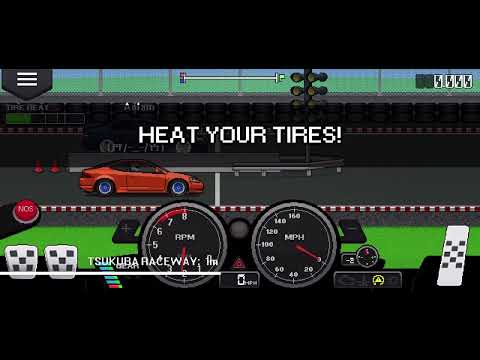 Drag racing in pixel car racer - YouTube