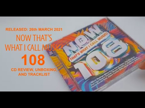NOW That's What I Call Music! 108 CD Unboxing, Review & Tracklist - YouTube