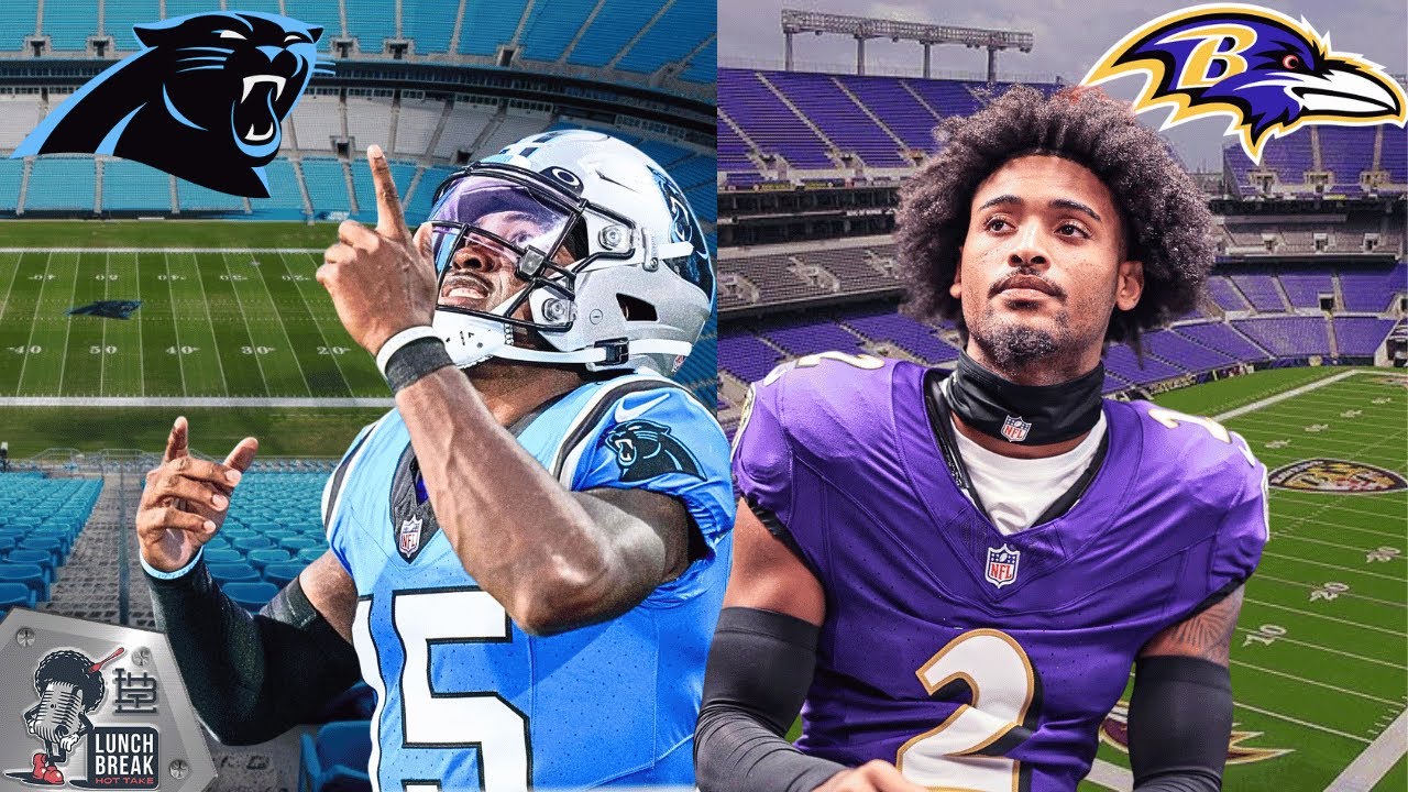 Ravens & Panthers Preseason, Noah Lyles v Anthony Edwards - YouTube