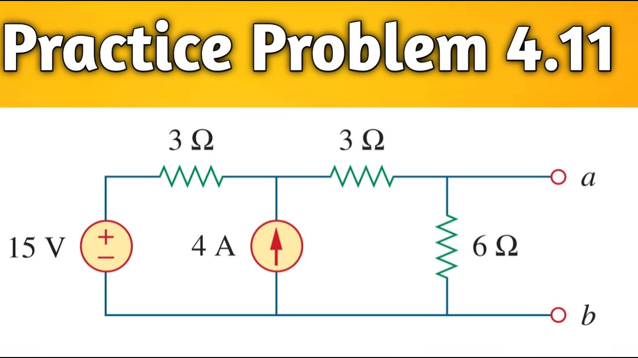 Practice Problem 4.11 | Find the Norton's Equivalent of the Circuit ...