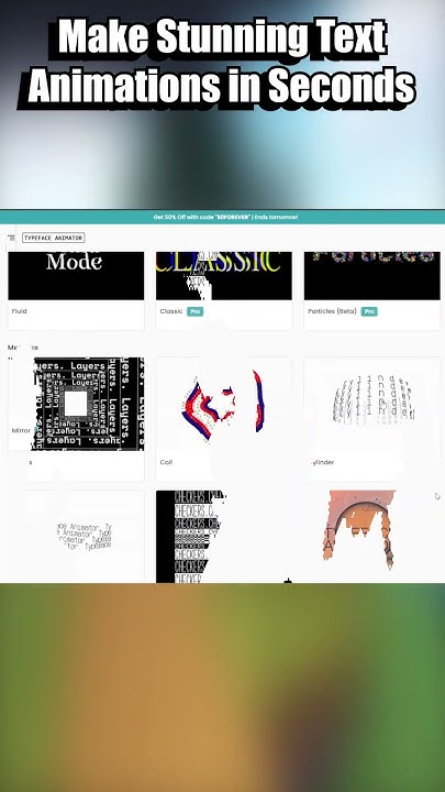 Easy Text Animation Tool for Creators - YouTube