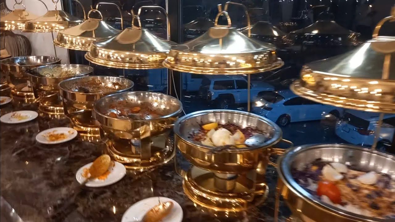 Buffet Dinner at "Qila Of Rice" in Jubail city. - YouTube